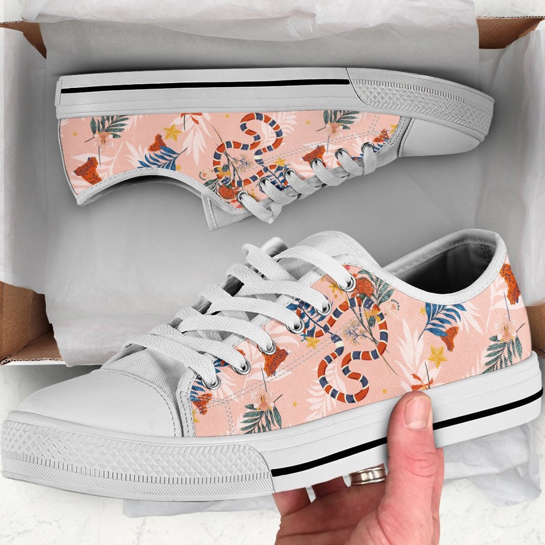 Snake Shoes, Snake Sneakers, Snake Women Shoes, Shoes With Snake - Etsy