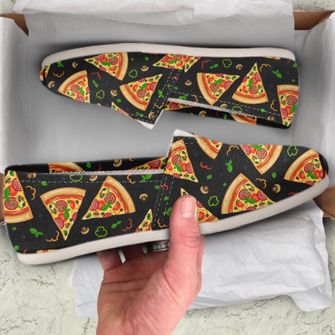 Pizza Shoes Pizza Women Shoes Shoes With Pizza Women Canvas Shoes Women ...