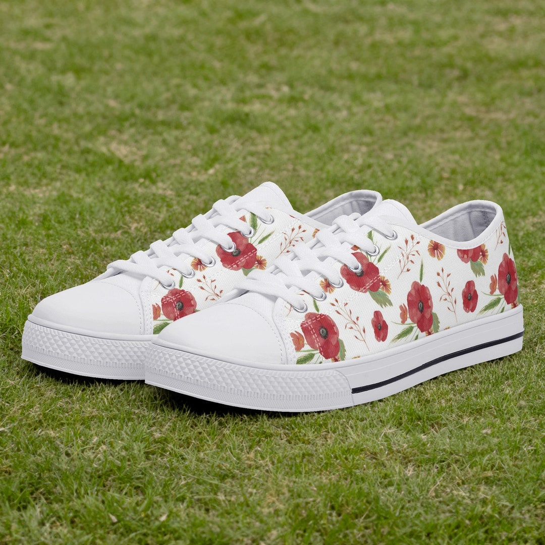 Poppy Shoes, Poppy Sneakers, Poppy Women Shoes, Poppy Kid Shoes, Shoes ...