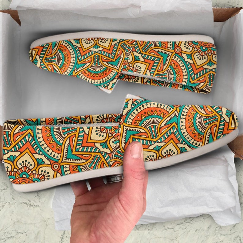 Mandala Shoes Mandala Women Shoes Shoes With Mandala - Etsy UK