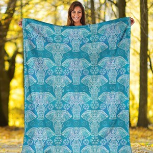 Elephant Blanket, Elephant Throw Blanket, Elephant Fleece Blanket ...