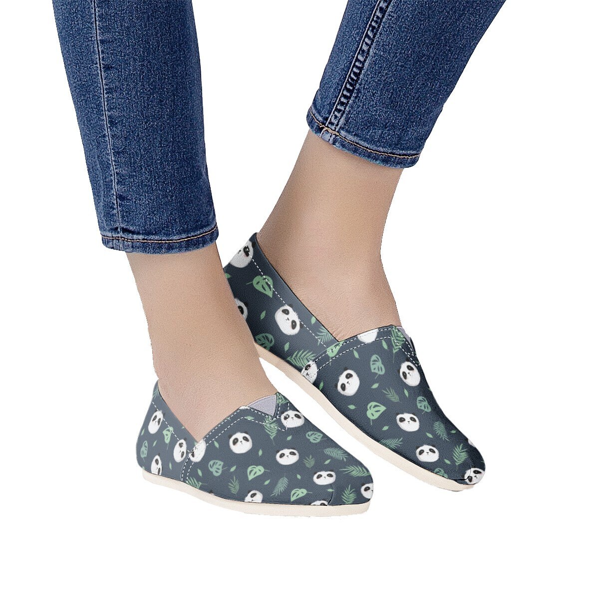 Panda Shoes Panda Women Shoes Shoes With Panda Panda | Etsy