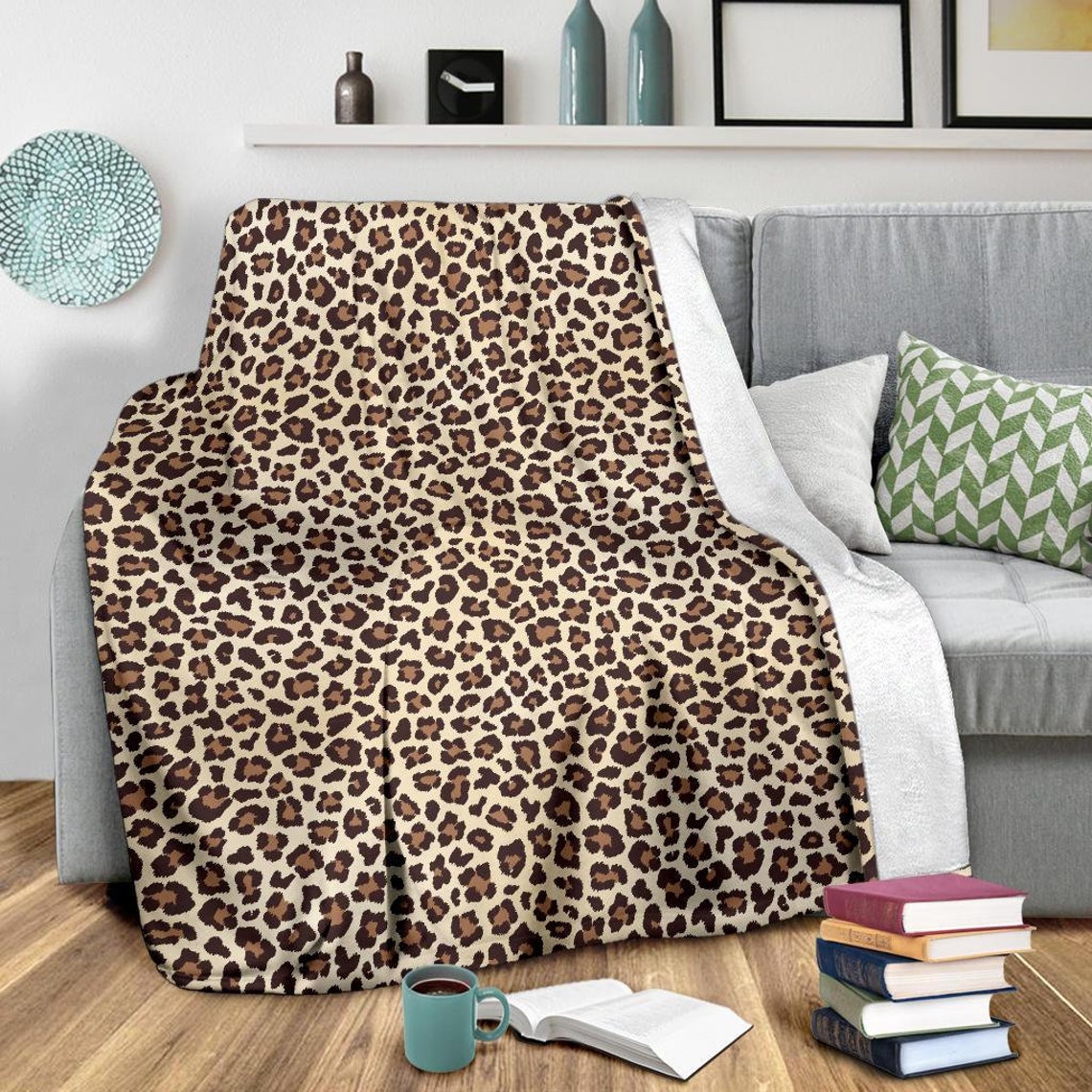 Leopard Blanket Leopard Throw Blanket Leopard Fleece | Etsy