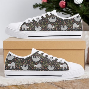 Sloth Shoes, Sloth Sneakers, Sloth Women Shoes, Sloth Kid Shoes, Shoes ...