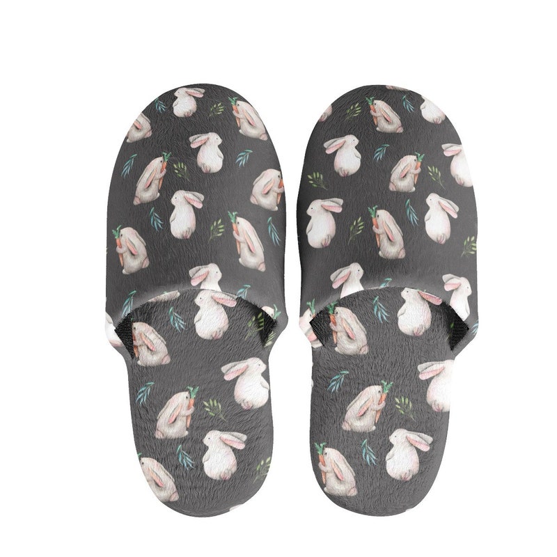 Rabbit Slippers - Etsy