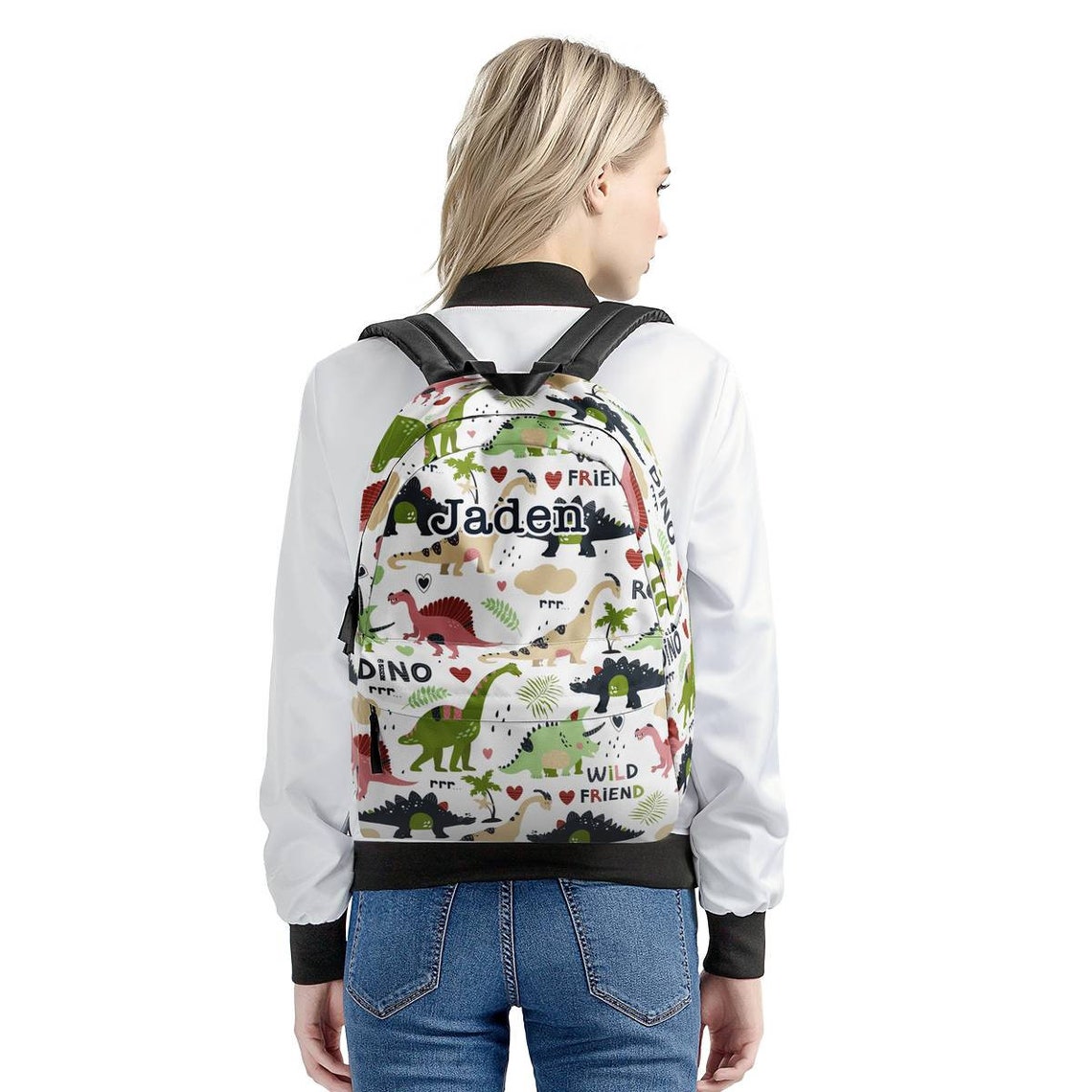 Personalized Dinosaur Backpack Dinosaur Rucsack Dinosaur - Etsy