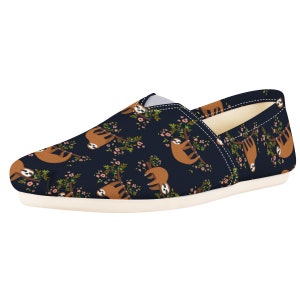 Sloth Shoes Sloth Women Shoes Shoes With Sloth Women - Etsy