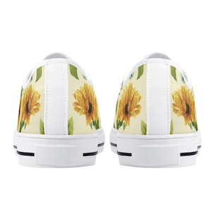 Sunflower Shoes, Sunflower Sneakers, Sunflower Women Shoes, Kid ...