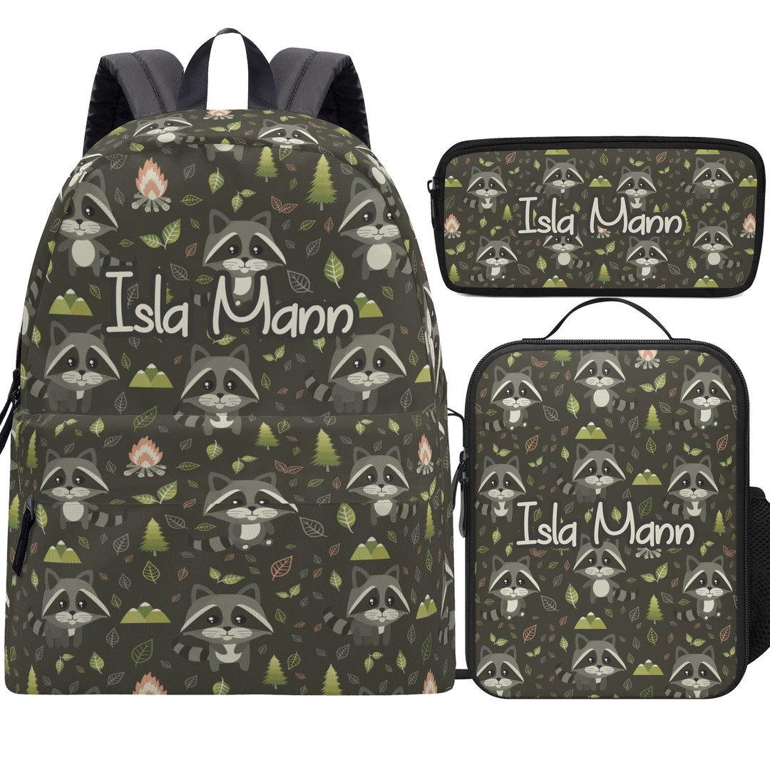Personalized Raccoon Backpack | Raccoon Backpack Kid | Raccoon Backpack ...
