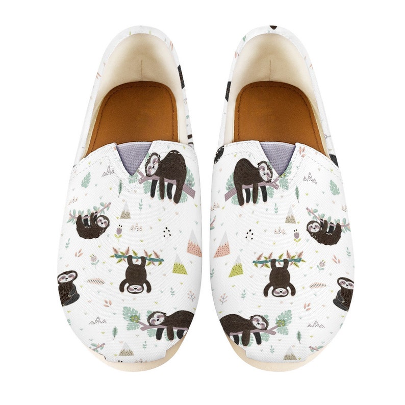 Sloth Shoes Sloth Women Shoes Shoes With Sloth Women - Etsy