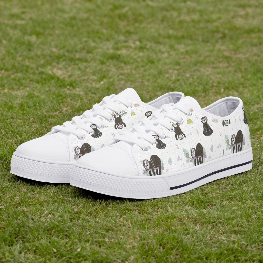 Sloth Shoes, Sloth Sneakers, Sloth Women Shoes, Sloth Kid Shoes, Shoes ...