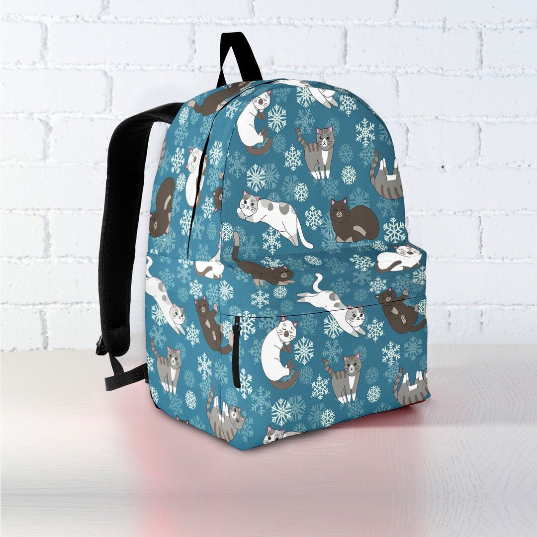 Personalized Cat Backpack Cat Backpack Kid Cat Backpack Adult Cat Lover ...