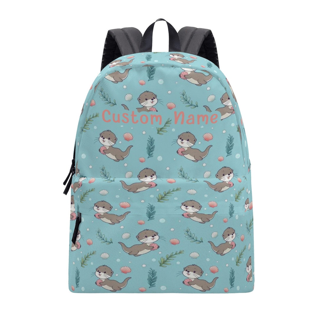 Personalized Otter Backpack - Etsy