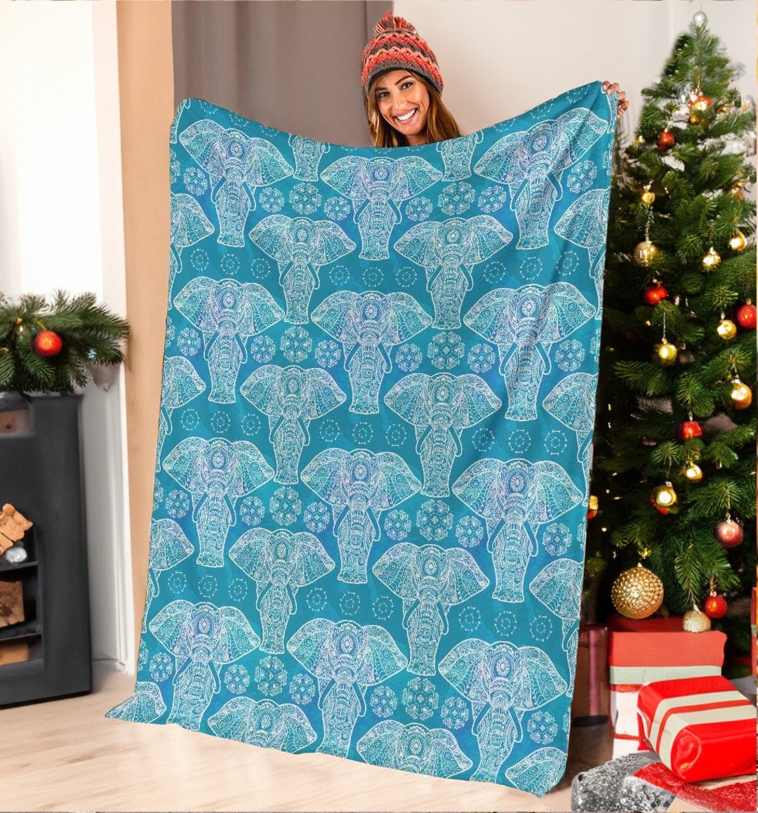 Elephant Blanket, Elephant Throw Blanket, Elephant Fleece Blanket ...