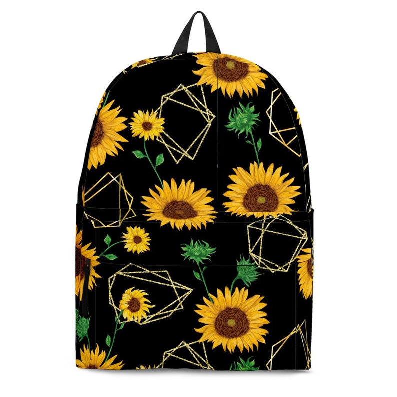 Personalized Sunflower Backpack Backpack Backpack Women - Etsy