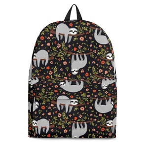 Personalized Sloth Backpack Backpack Rucksack Backpack Women Laptop ...