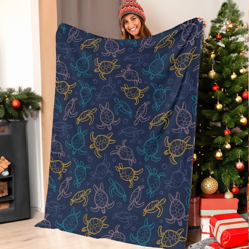 Turtle Blanket - Etsy