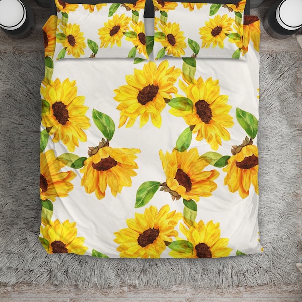 Sunflower Bedding - Etsy