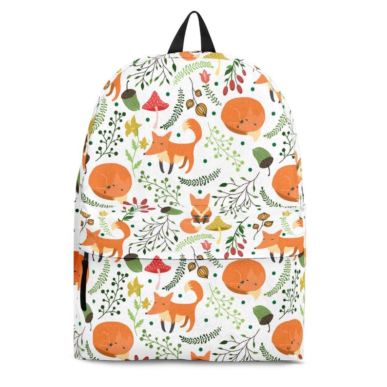 Personalized Fox Backpack Fox Lunch Bag Fox Pencil Case - Etsy