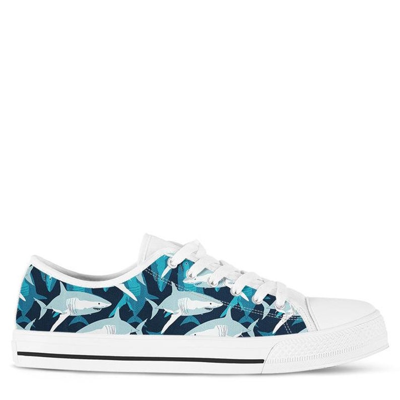 Shark Shoes Shark Sneakers Shark Women Shoes Shark Kid - Etsy