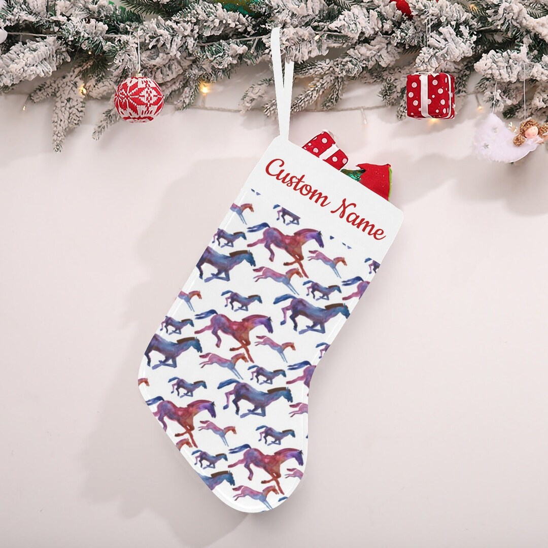 Personalized Horse Christmas Stocking - Etsy
