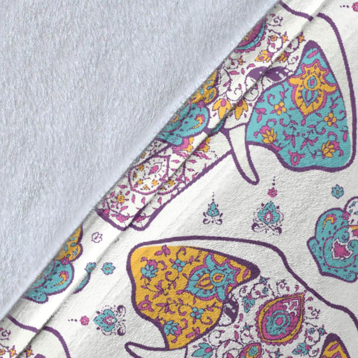 Elephant Blanket Elephant Throw Blanket Elephant Fleece | Etsy
