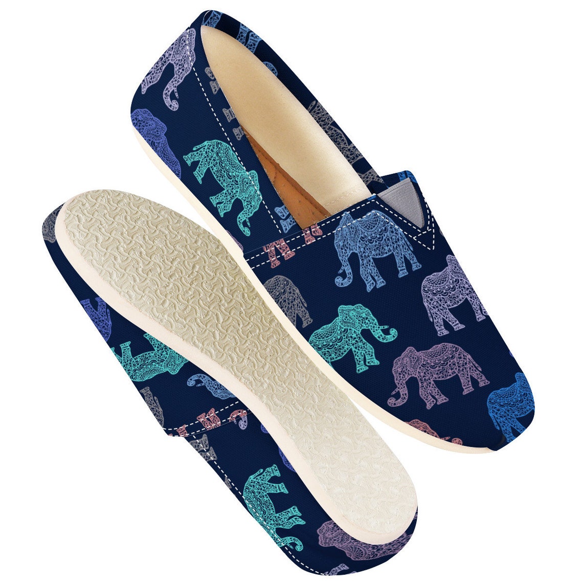 Elephant Shoes Elephant Women Shoes Shoes With Elephant - Etsy
