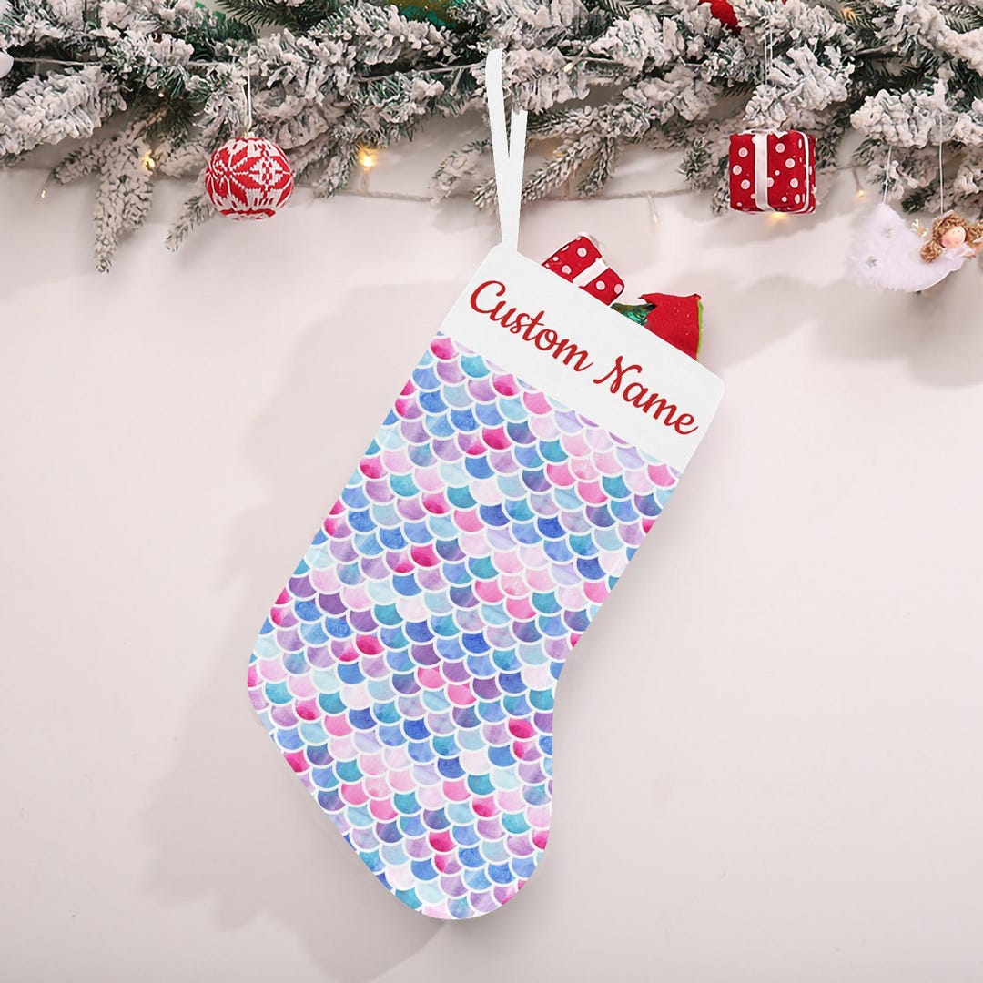 Personalized Mermaid Christmas Stocking - Etsy