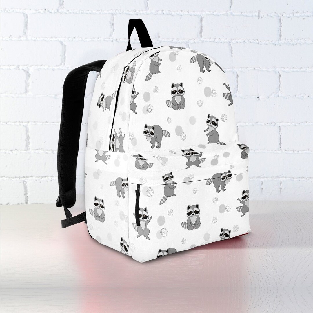 Personalized Raccoon Backpack Raccoon Backpack Kid Raccoon Backpack ...