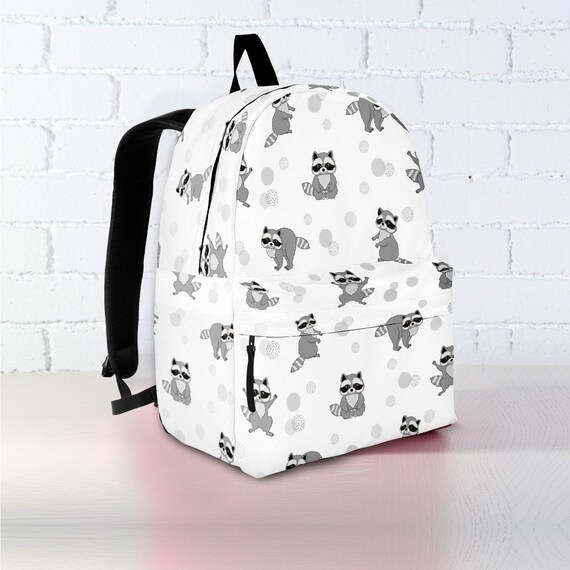 Personalized Raccoon Backpack Raccoon Backpack Kid Raccoon | Etsy