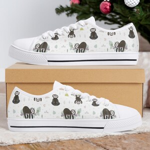 Sloth Shoes, Sloth Sneakers, Sloth Women Shoes, Sloth Kid Shoes, Shoes ...