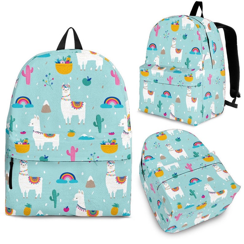 Personalized Llama Backpack Backpack Backpack Women - Etsy
