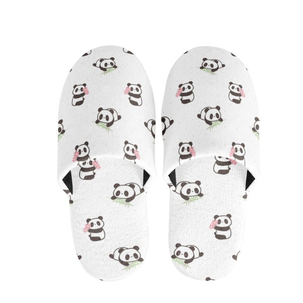 Panda Slippers - Etsy