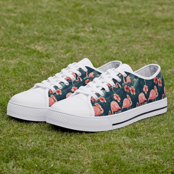 Flamingo Converse - Etsy