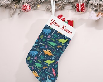 Dinosaur Stocking - Etsy