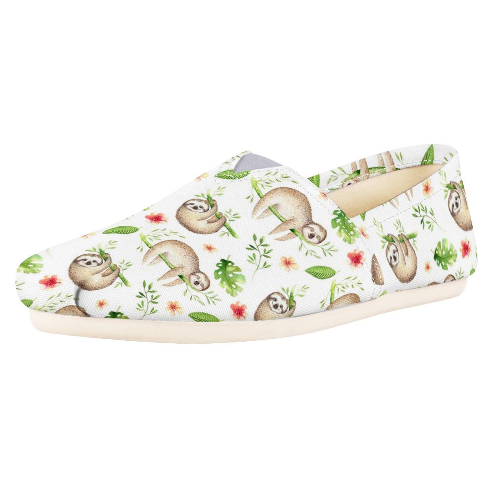 Sloth Shoes Sloth Women Shoes Shoes With Sloth Women | Etsy