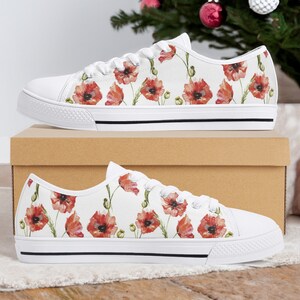 Poppy Shoes, Poppy Sneakers, Poppy Women Shoes, Poppy Kid Shoes, Shoes ...