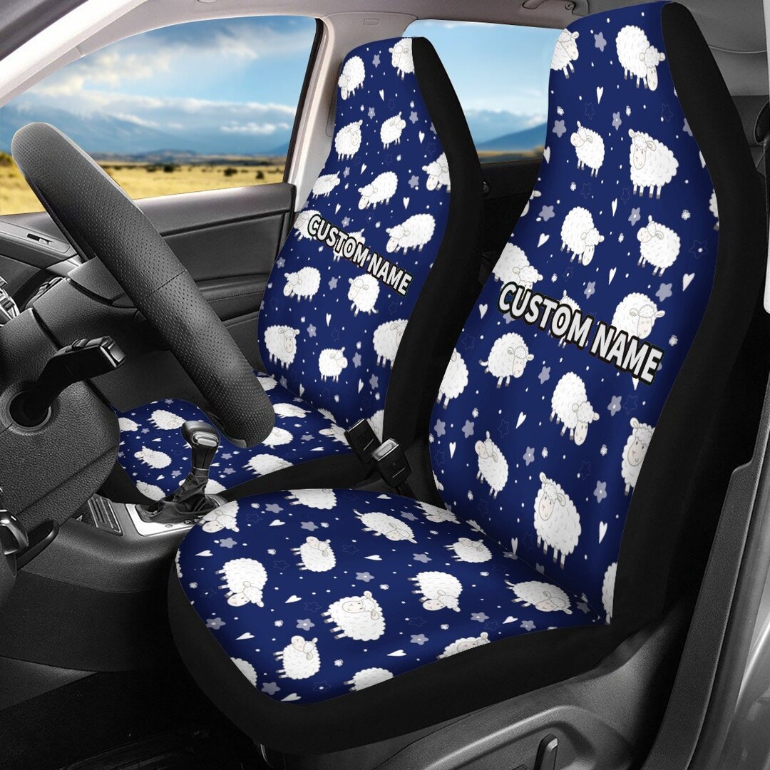 Personalized Sheep Car Seat Cover Sheep Car Seat Set Sheep - Etsy