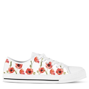 Poppy Shoes, Poppy Sneakers, Poppy Women Shoes, Poppy Kid Shoes, Shoes ...