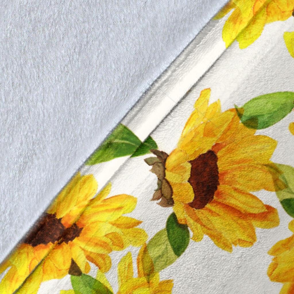 Sunflower Blanket Sunflower Throw Blanket Sunflower Fleece | Etsy