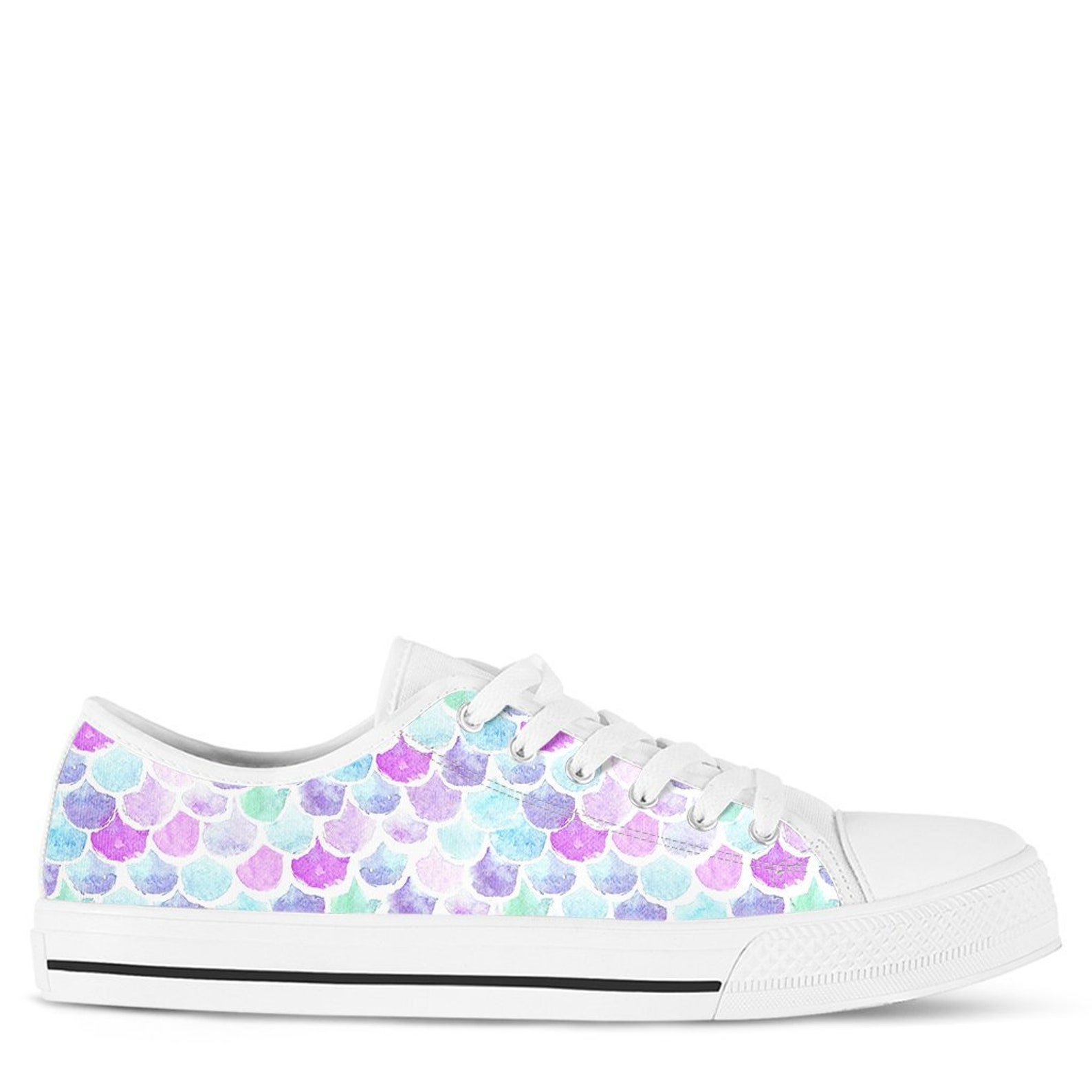 Mermaid Shoes Mermaid Sneakers Mermaid Women Shoes Mermaid - Etsy