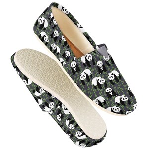 Panda Shoes Panda Women Shoes Shoes With Panda Panda - Etsy