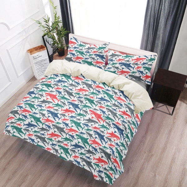 Shark Duvet Cover - Etsy