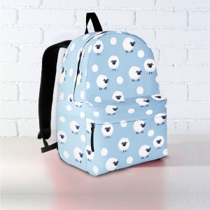 Personalized Sheep Backpack Sheep Backpack Kid Sheep - Etsy