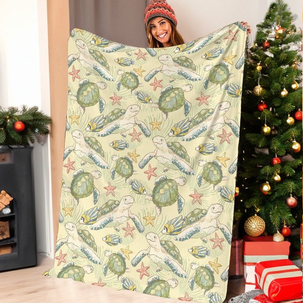 Turtle Blanket - Etsy