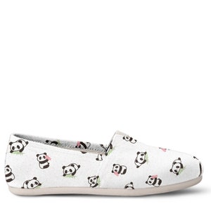 Panda Shoes Panda Women Shoes Shoes With Panda Panda | Etsy