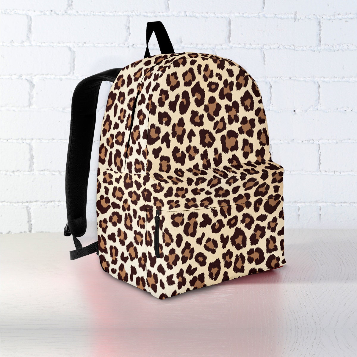 Personalized Leopard Backpack Leopard Backpack Kid Leopard - Etsy