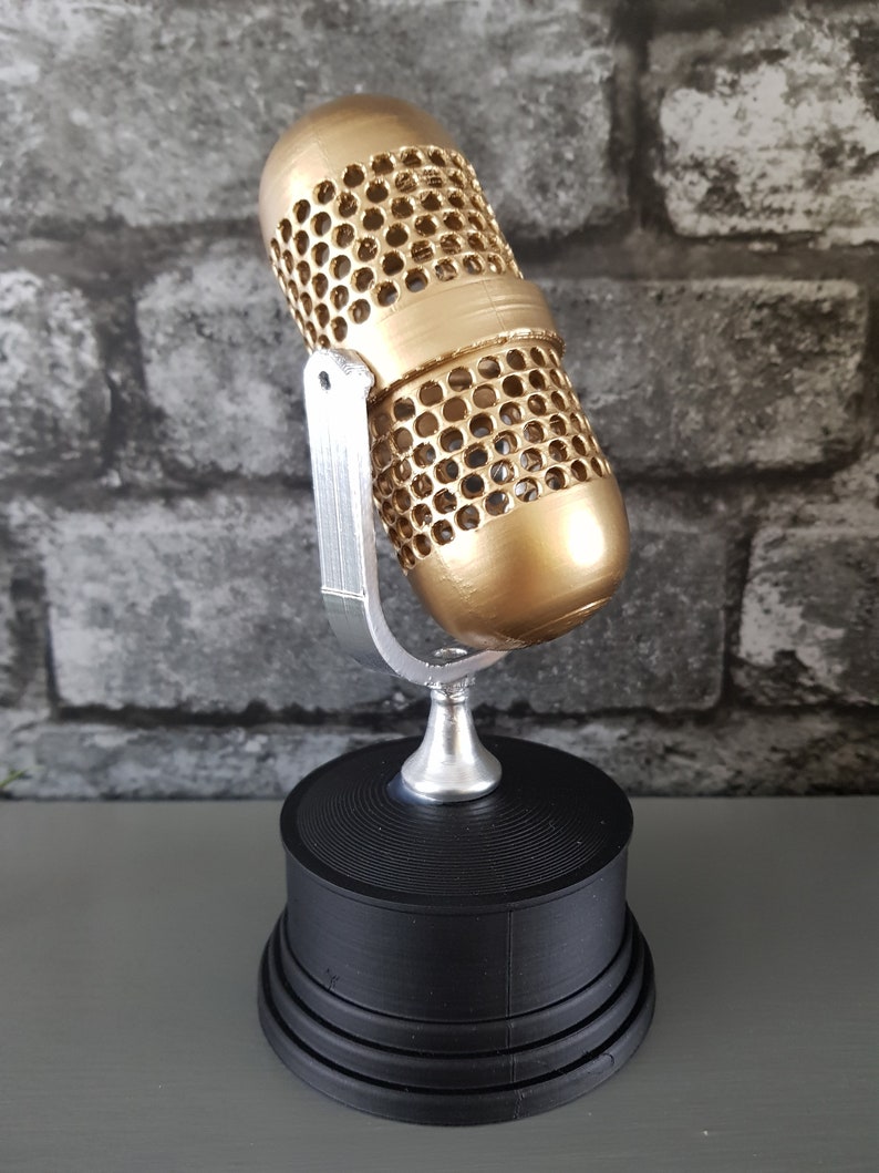Microphone Trophy - Etsy
