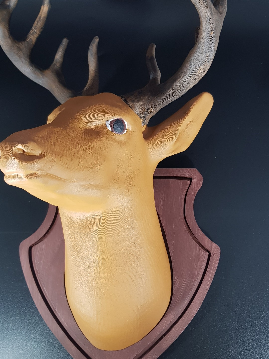 Stag Head Wall Decoration - Etsy