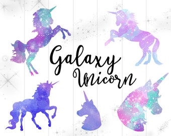 Unicorn clip art | Etsy